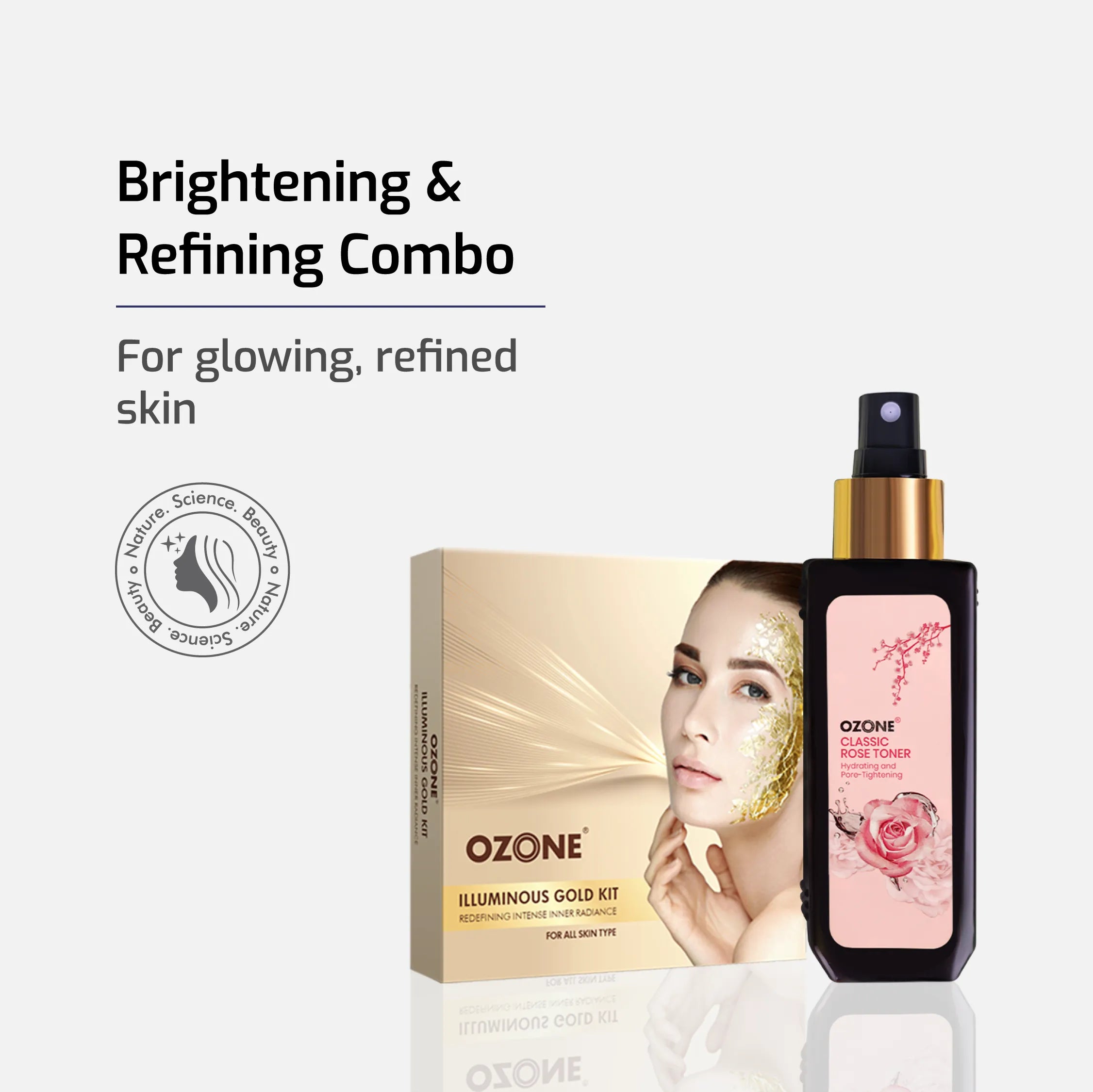 Gold Radiance Refining Combo – Ozone Ayurvedics