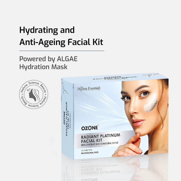 Ozone Radiant Platinum Facial Kit – Ozone Ayurvedics